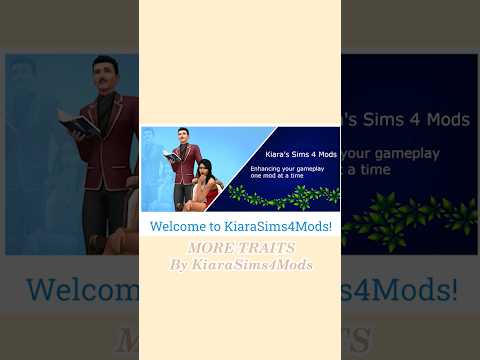 CUSTOM TRAITS YOU NEED TO HAVE IN THE SIMS 4 💫 | The Sims 4: Mod Finds #shorts #sims4 #sims