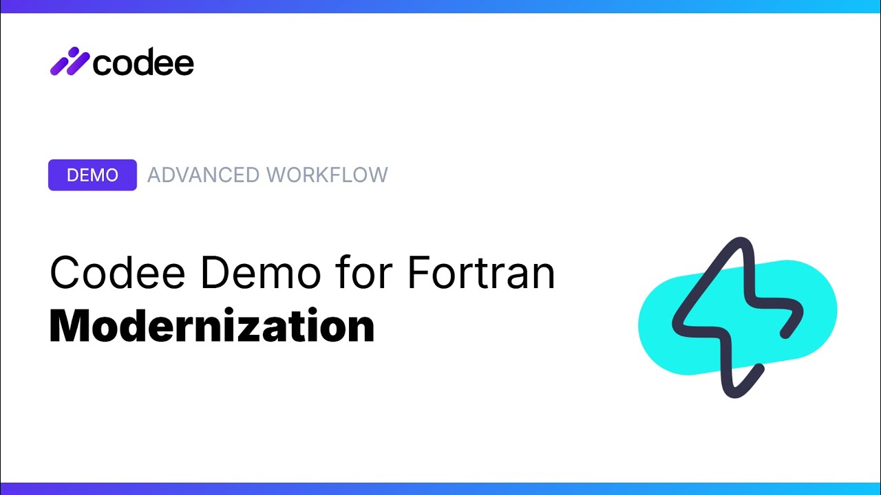 Codee Demo for Fortran Modernization - Advanced workflow