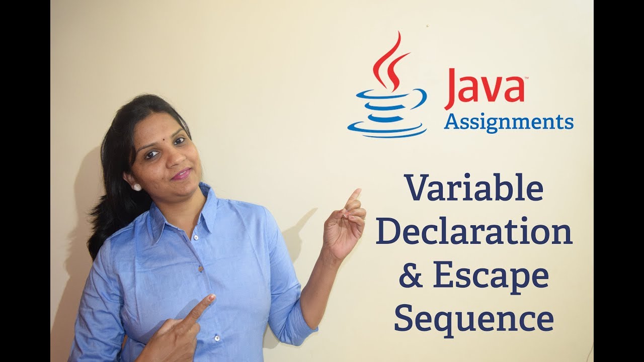 Basic Java Assignments 01 - Variable Declaration and Escape Sequence