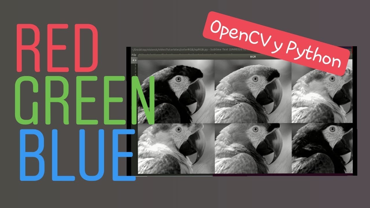RGB en OpenCV (Python)