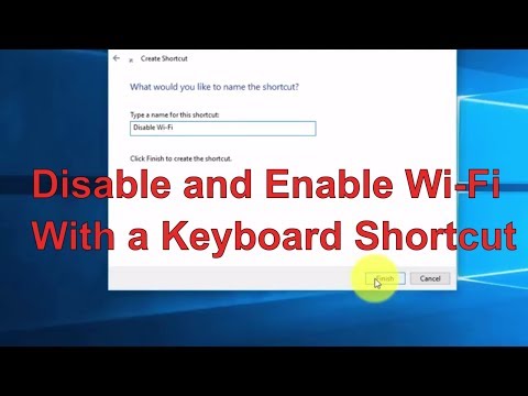 How to Turn Wi Fi On or Off With a Keyboard or Desktop Shortcut in Windows 10