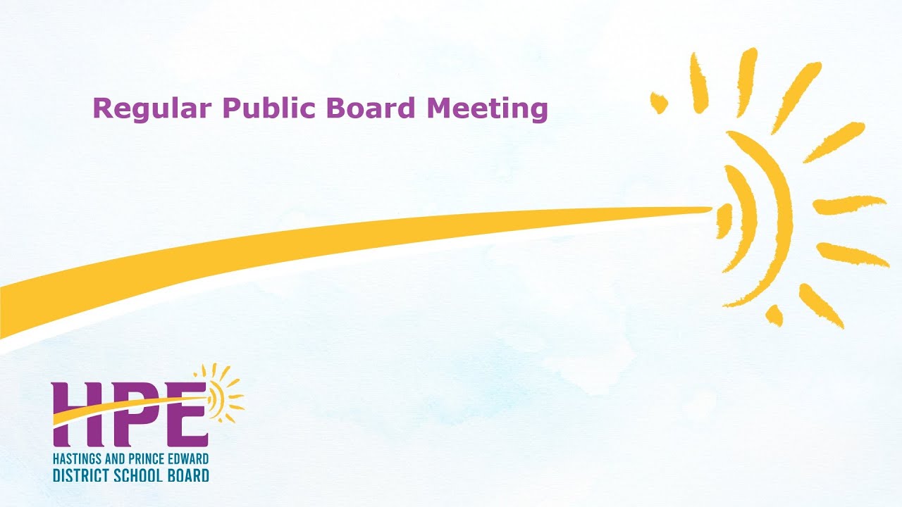2026 March 30, Regular Public Board Meeting