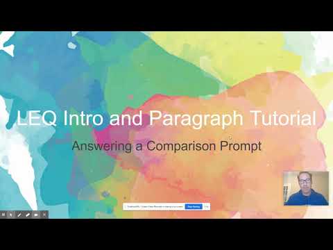 LEQ Comparison Essay Tutorial