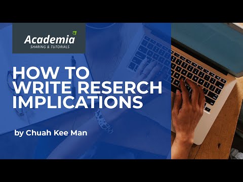 How to Write The Implications Section of Research Writing