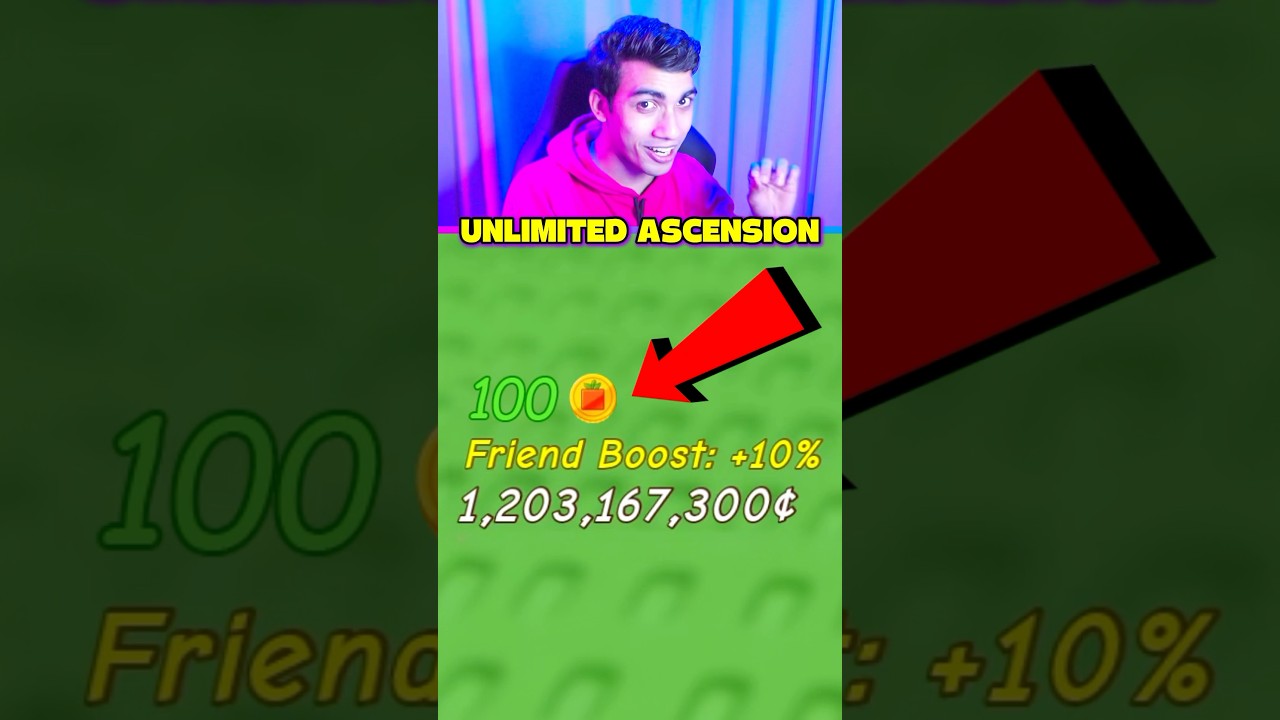 UNLIMITED ASCENSION GROW A GARDEN 😱