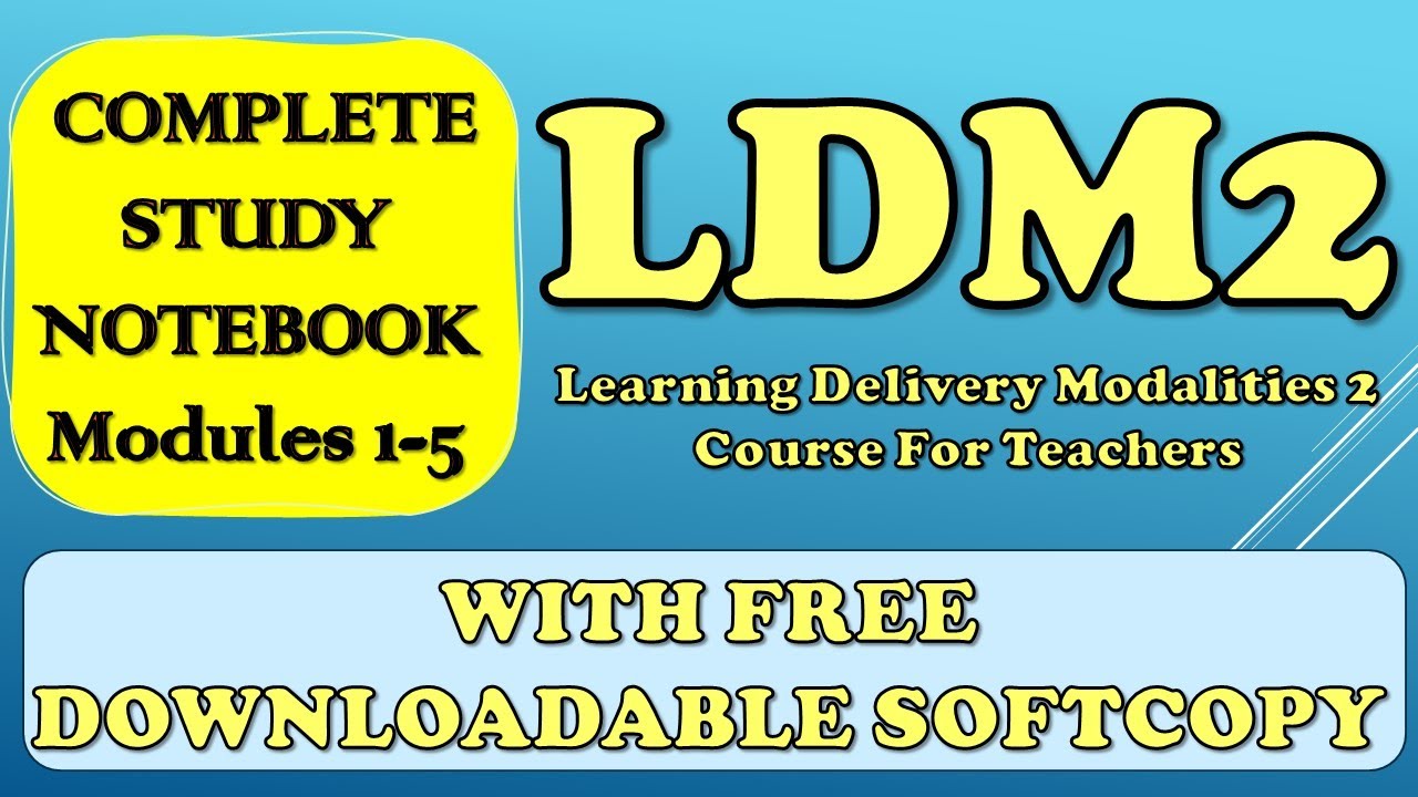 LDM2 Module 1-5 | Study Notebook | Complete Set