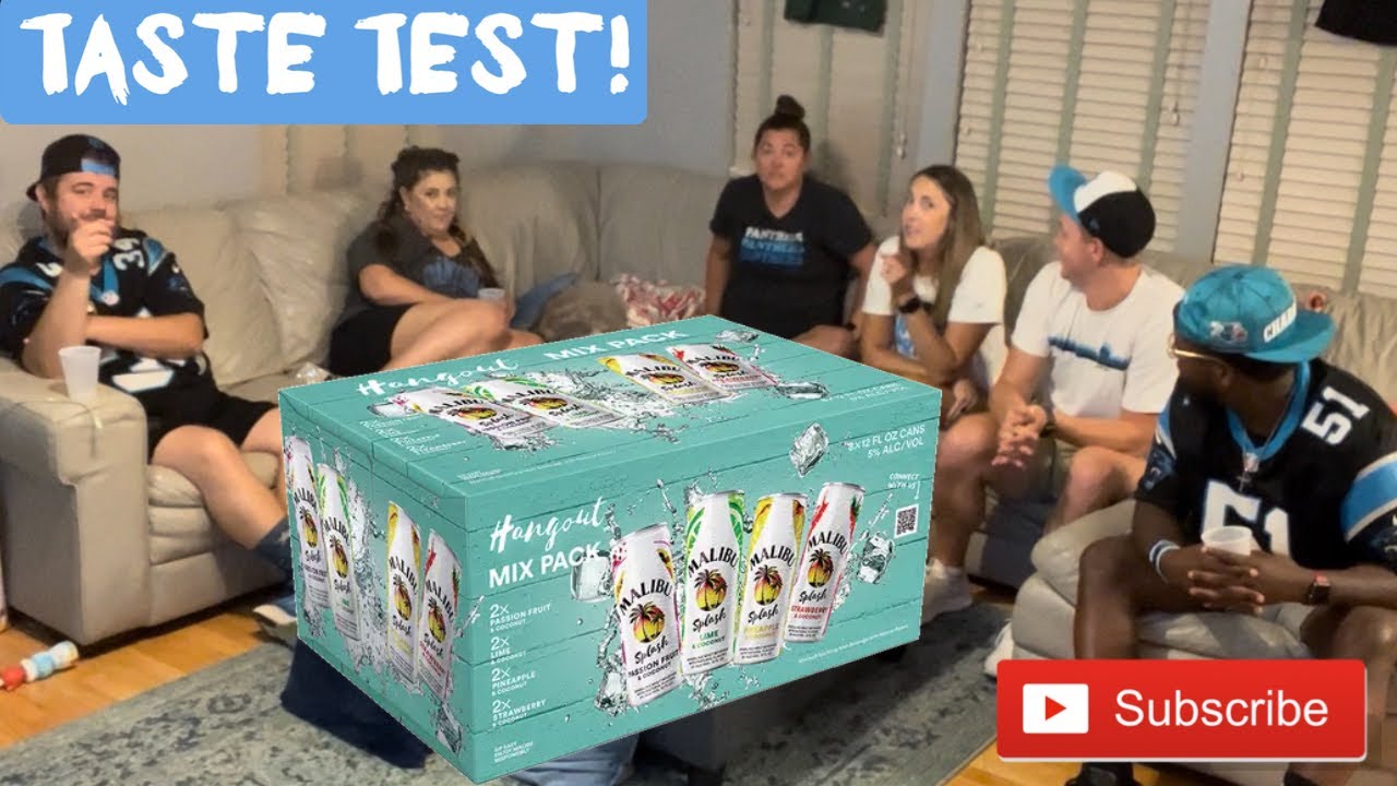 Malibu Splash Variety Pack - Malibu Rum Drinks - Taste Test & Review!
