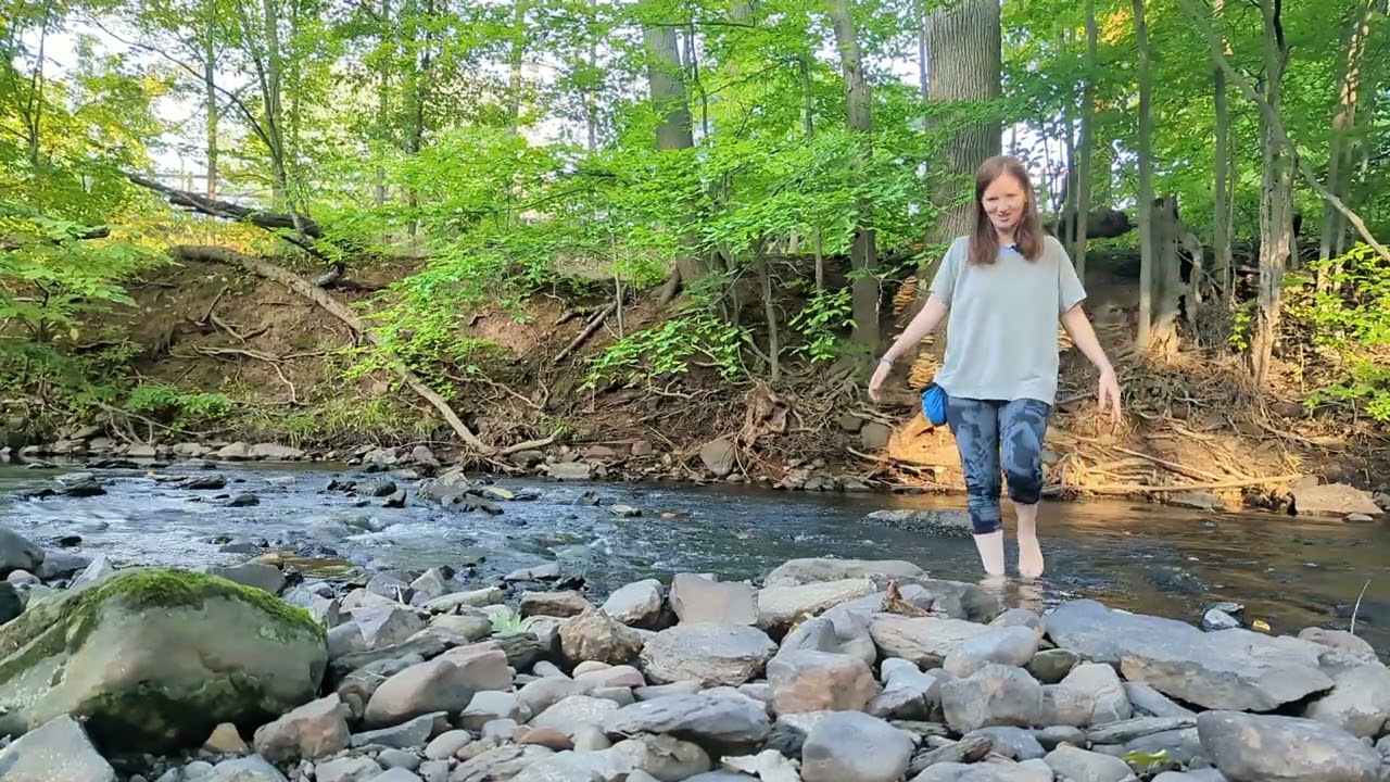 Exploring Outdoors Barefoot Walking Vlog