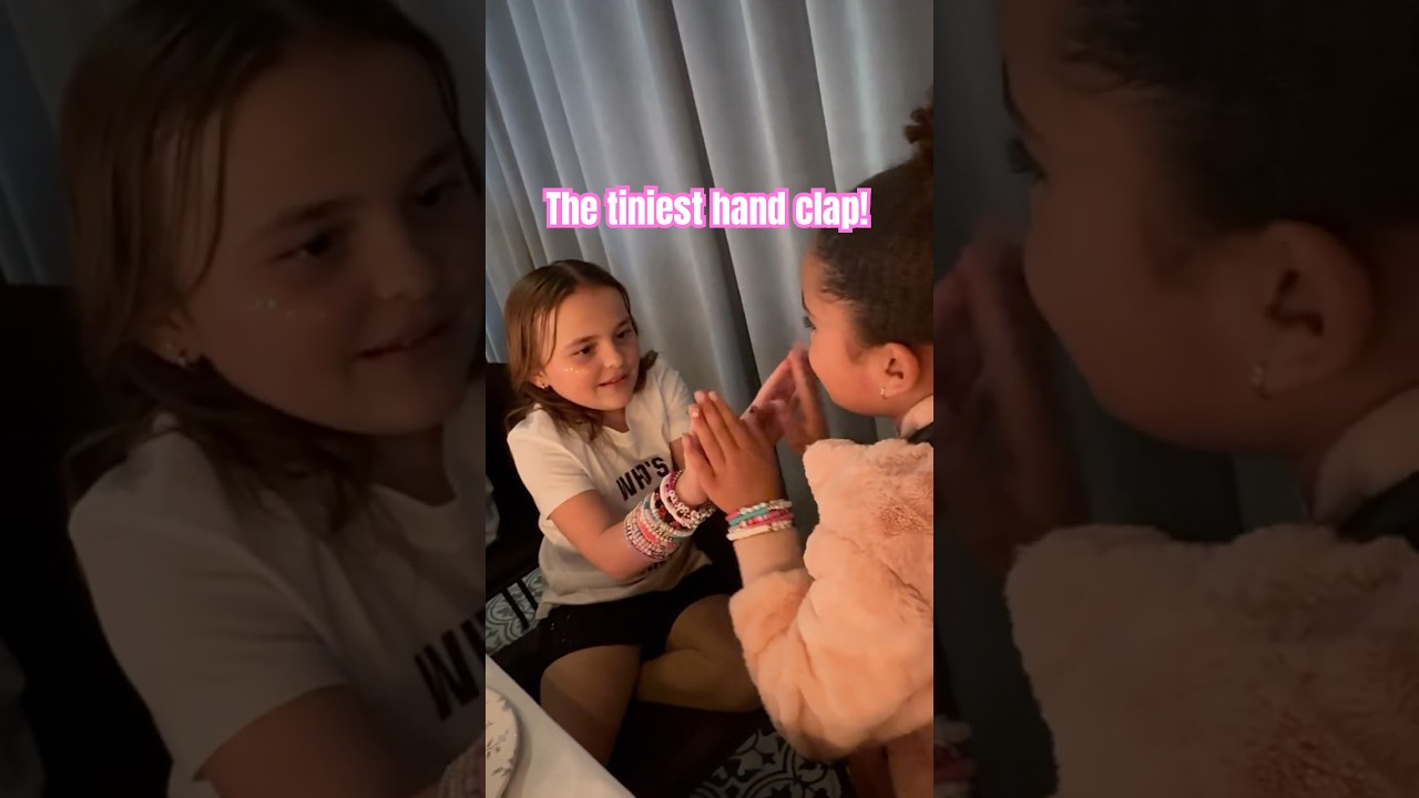 Scarlett and Haven doing the tiny hand clap! @garzacrew #handclap #tiny #scarlett