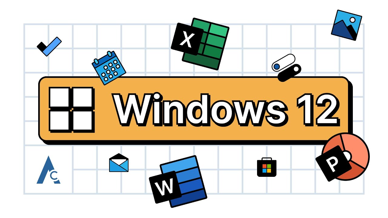 Windows 12 Concept: Brutalist
