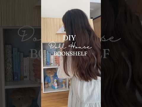 BRILLIANT HACK little kids bookshelf! dollhouse book case #babyboy #diy