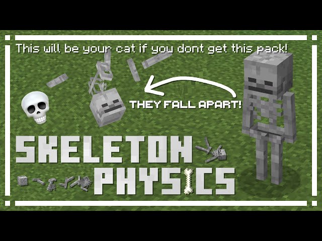 Skeleton Physics Minecraft Texture Pack