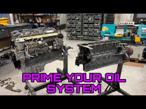 OM606 How to prime your oil system , FIRST START