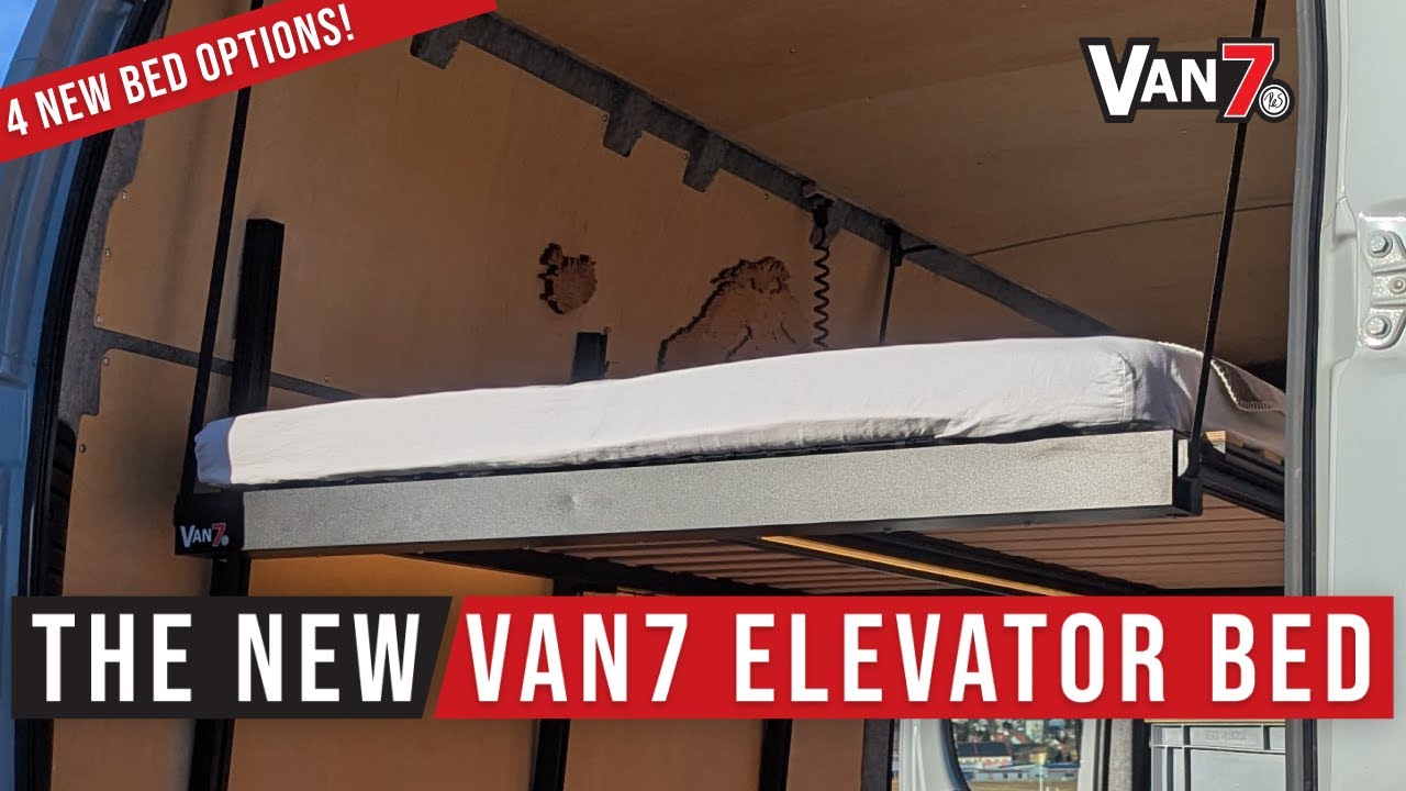 The NEW VAN7 elevator bed is here! 🚐 Explainer video