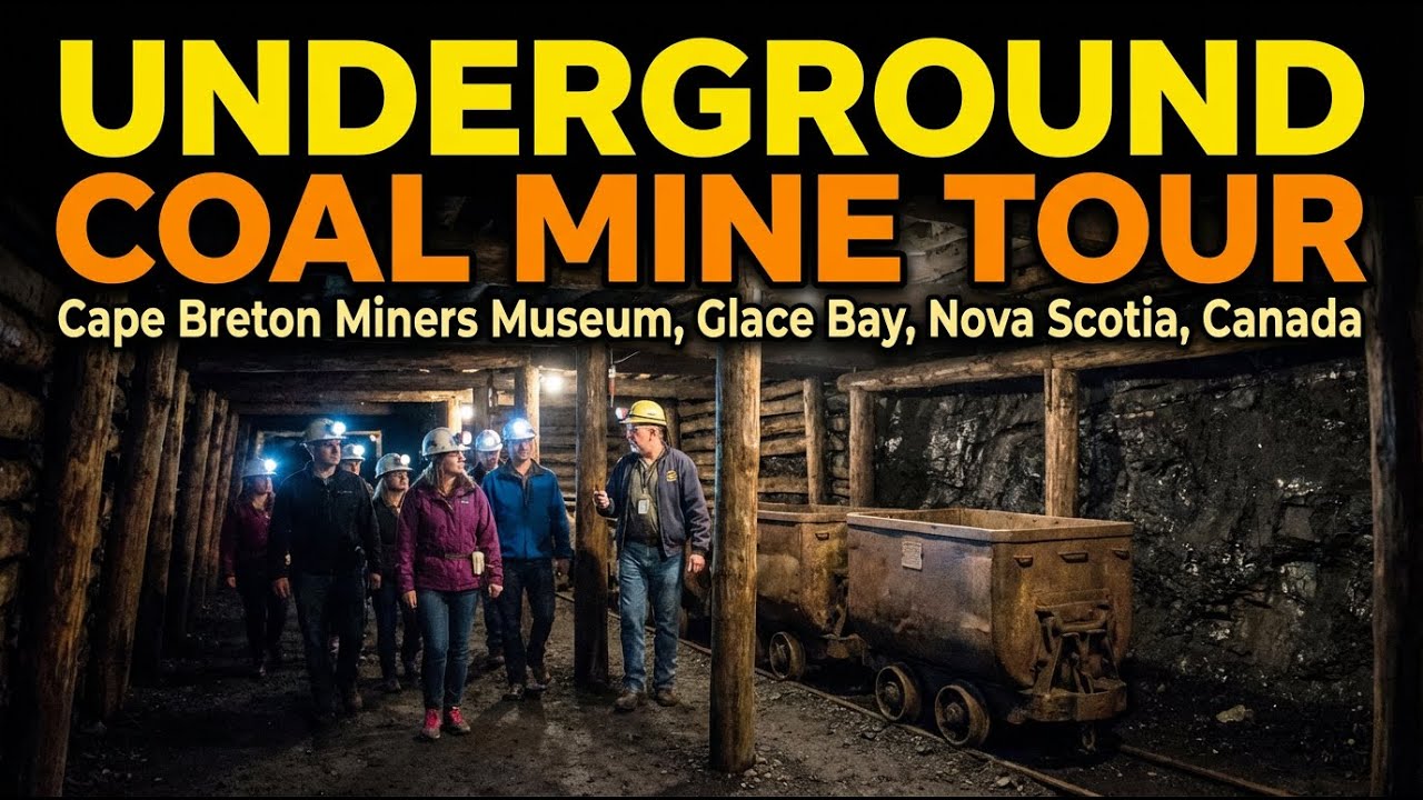 Underground Coal Mine Tour - The Cape Breton Miners Museum - Glace Bay, Nova Scotia - Canada