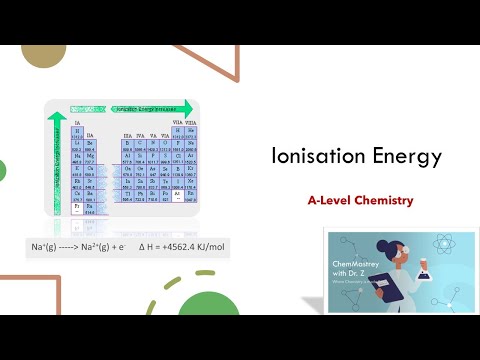 Ionisation Energy A Level Chemistry