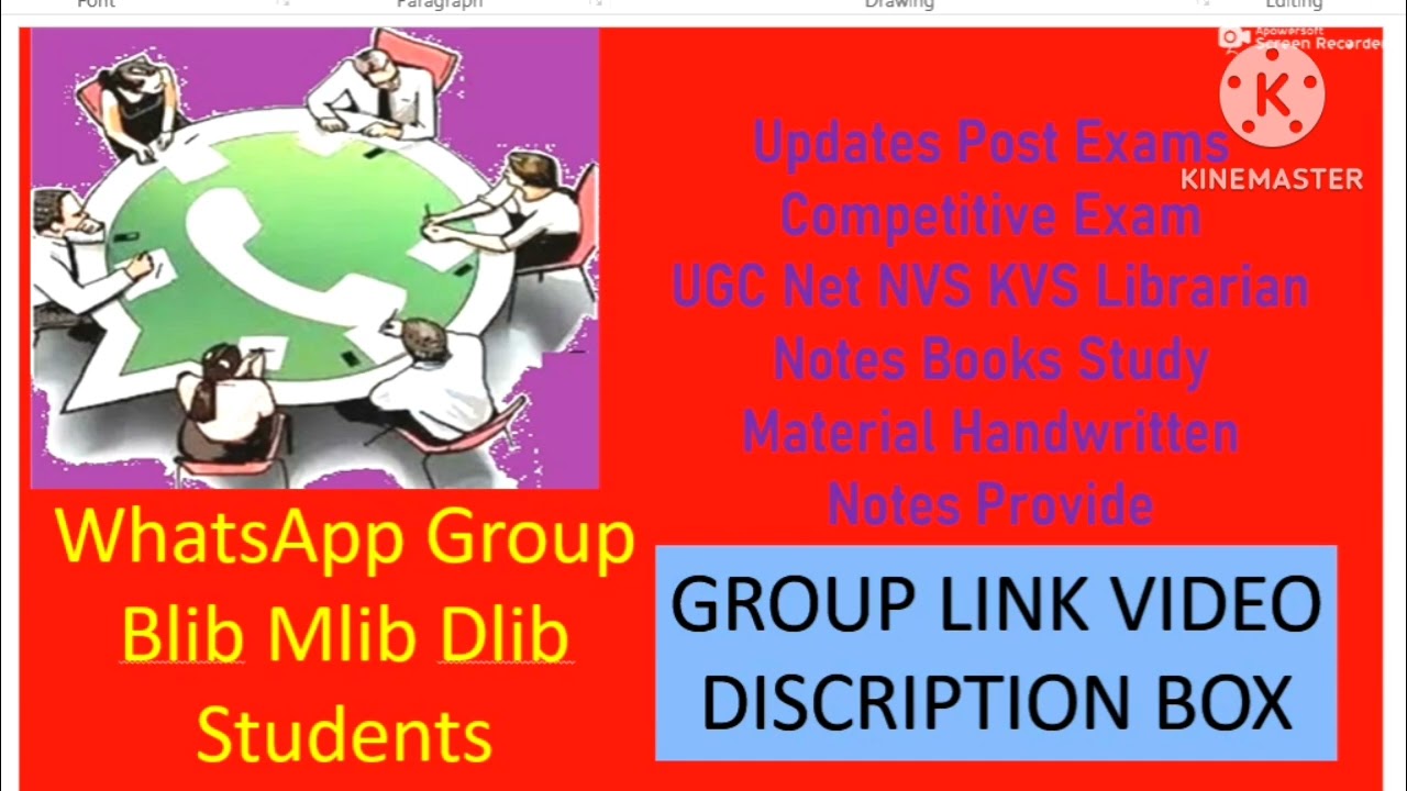 WhatsApp Group Library science Students Blib Mlib Dlib Exam Related Content
