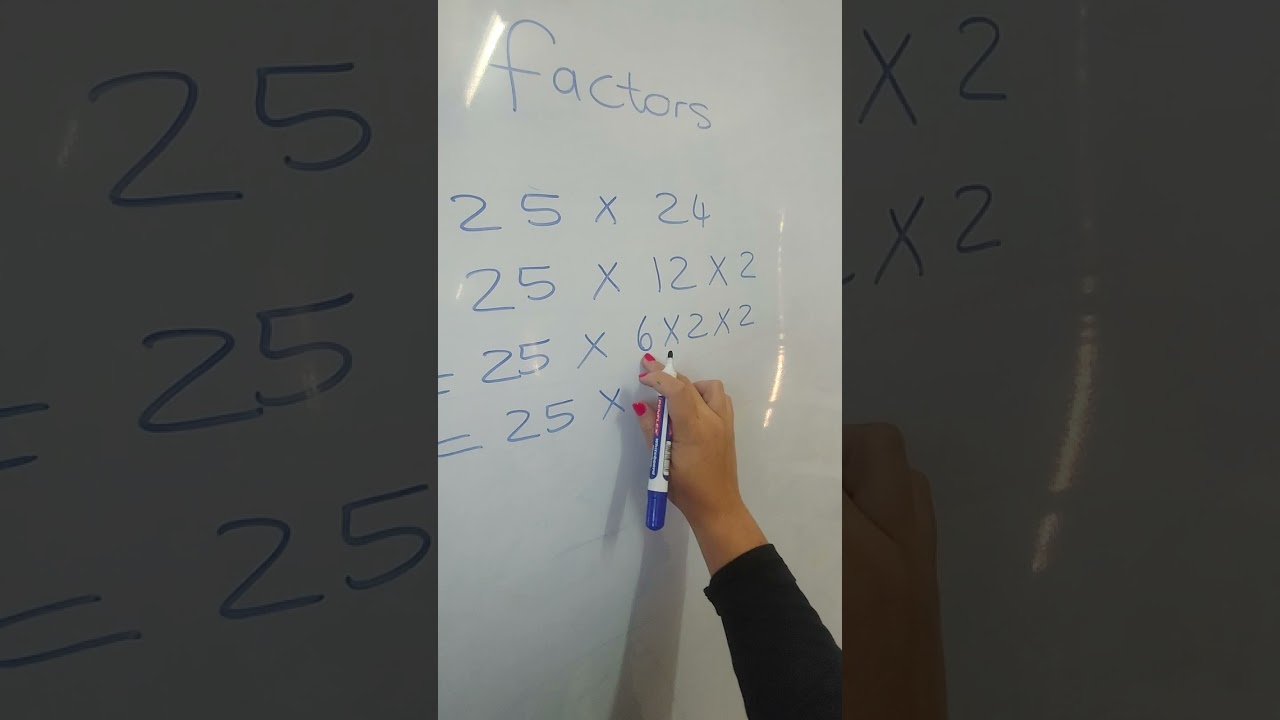 Multiplying by breaking down into factors