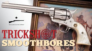 Original Smoothbore Nickel Colt Single Action Army Revolver | Rock ...