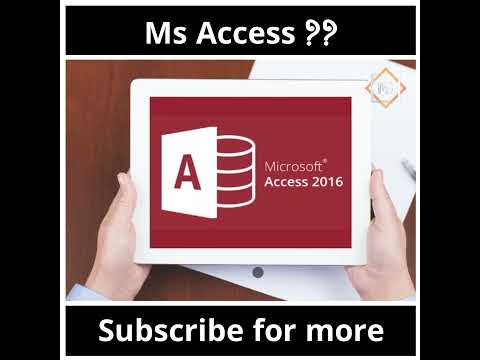 What is MS Access? Everything You Need to Know! #shorts