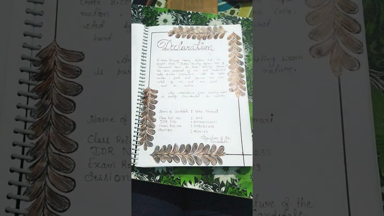 BCom(H) sem 6 200 pages project in Indian banking system..