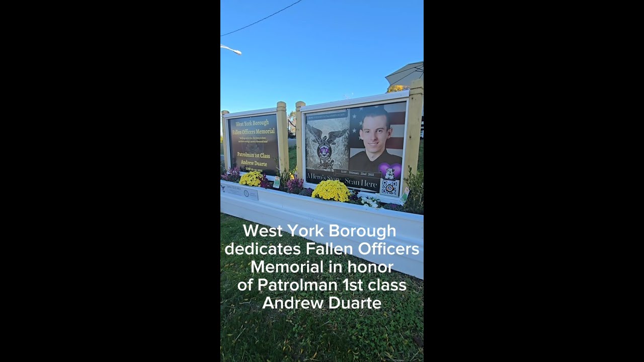 Fallen Officers Memorial dedicated in honor of Andrew Duarte