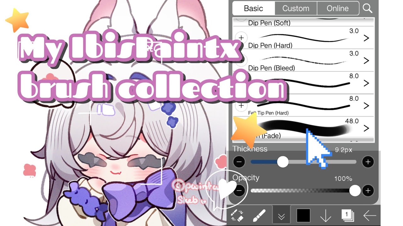 My favorite Ibispaint brushes| with QR [IbisPaintX]🖌️