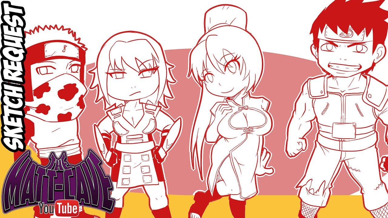 Sketch Request - Naruto OCs Zanei Rekku Meikei Jinei