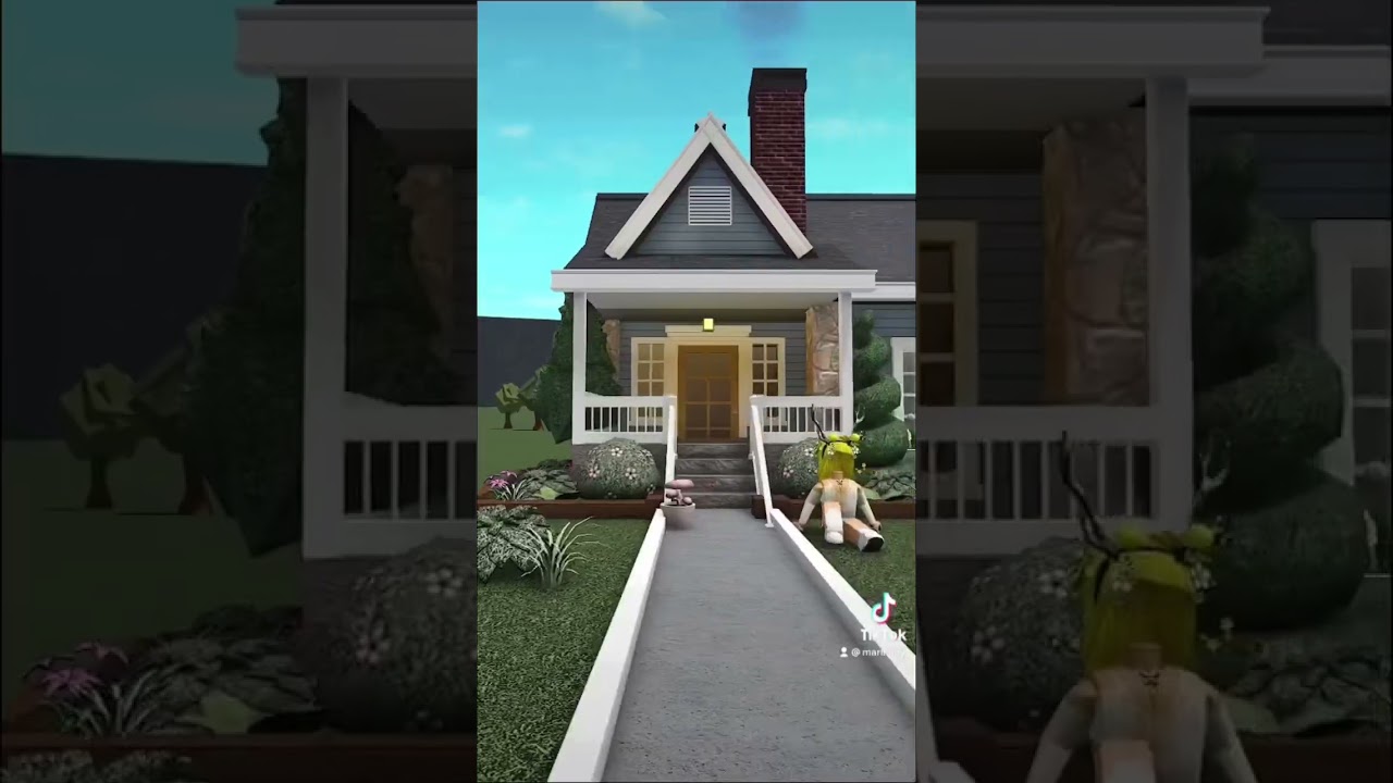 15k bloxburg house realistic🦋 | 1 story build | #roblox #shorts #robloxbloxburg #bloxburghouse