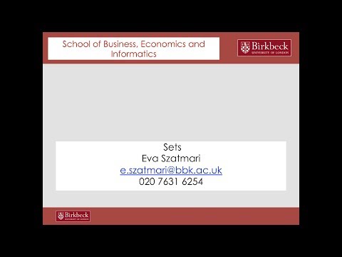 Set Theory - Introduction for Computer Science