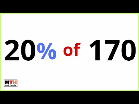 20 percent of 170