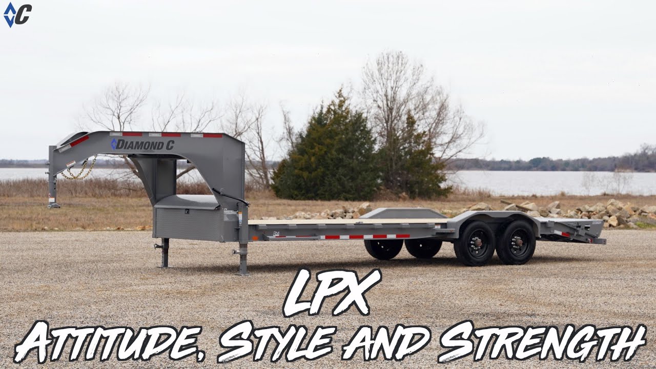Loading the LPX Low Profile Extreme Duty Equipment Trailer | Diamond C