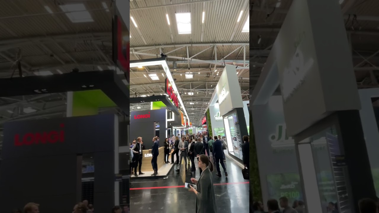 Longi solar at #intersolar Munich Germany ☀️☀️☀️