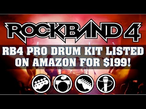 Rock Band 4 Rumor: Pro Drum Kit Listed On Amazon & Madcatz Website For $199 99?