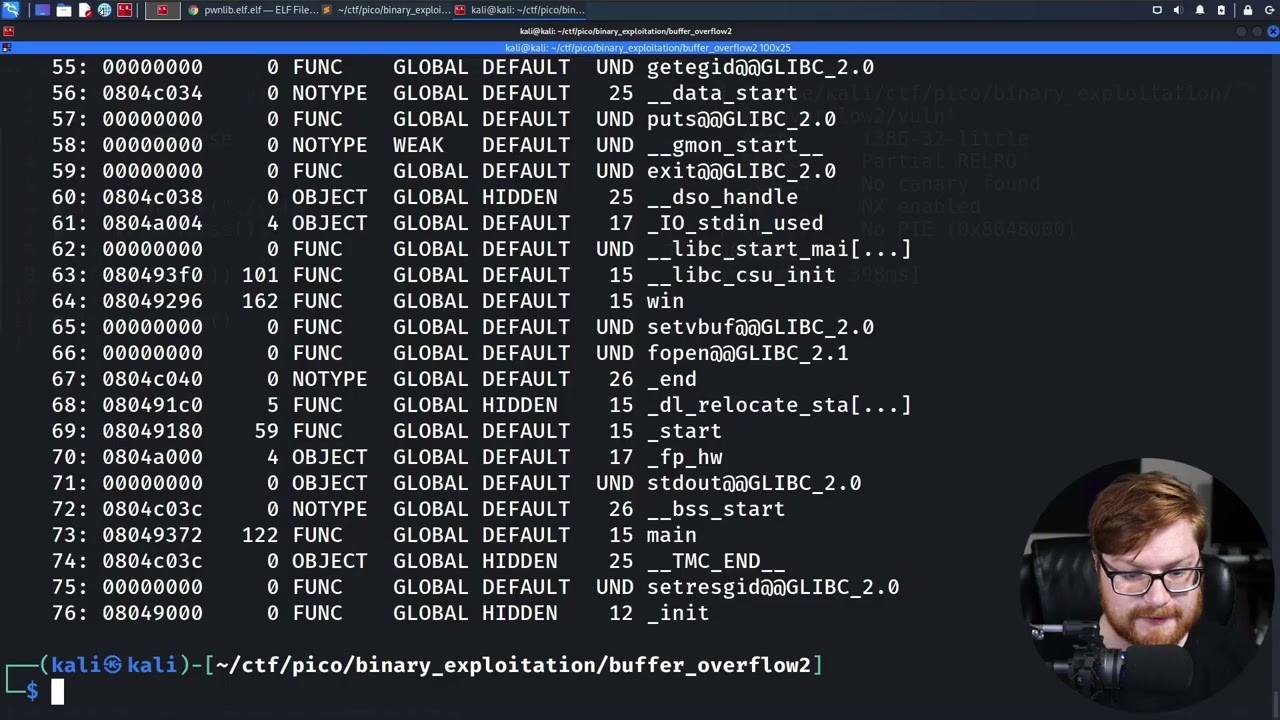 Pwntools & GDB for Buffer Overflow w/ Arguments (PicoCTF 2022 #43 'buffer-overflow2')