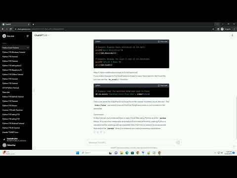 python to open excel file