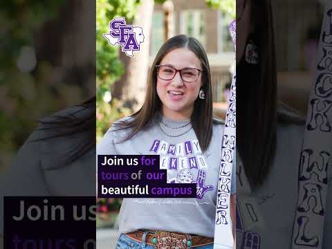 Join us for #SFAShowcaseSaturday Nov. 2 to tour campus and meet SFA students! #CollegeTour