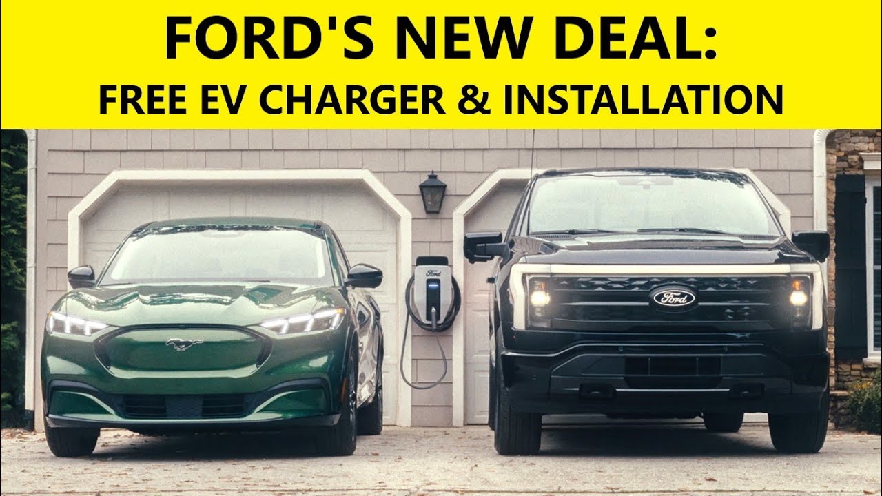 Ford's Power Promise: A Free 80-Amp Charger And Installation For All New EV Customers