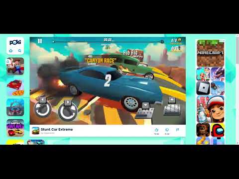 ูุนุจุช ูุนุจุฉ Stunt Car Extreme ู
ู ู
ููุน poki (ุงูุฌุฒุก ุงูุซุงูู)