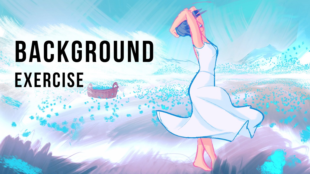 How I practice backgrounds for Animation