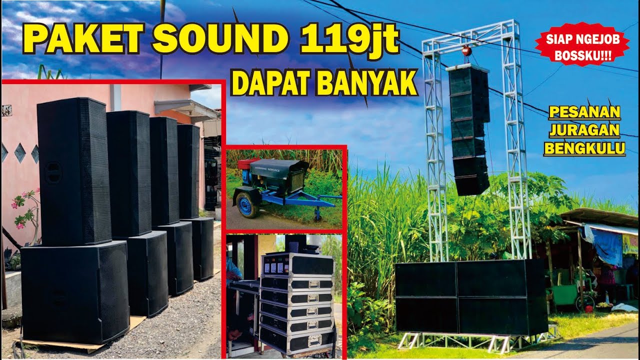 PAKET SOUND SYSTEM FULL ASHLEY LENGKAP SIAP NGEJOB