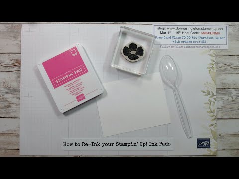 How to re-ink your Ink Pad! – Donna's Creative Space