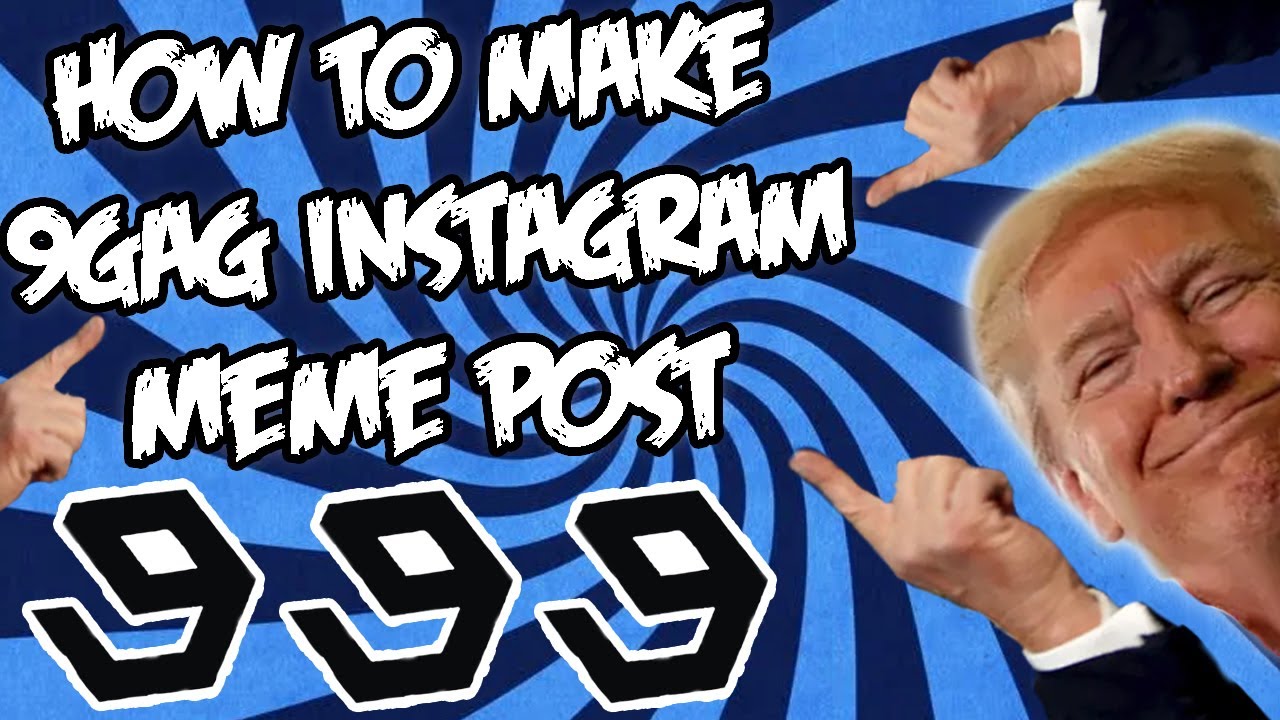 How To Make 9GAG Instagram Meme Post | Simple & Easy Guide | Adobe Photoshop CC 2019