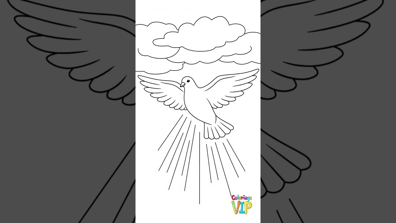 Top 5 Coloriage Colombe à Imprimer Paix, Douceur et Créativité #coloriagevip #dessin #art #drawing