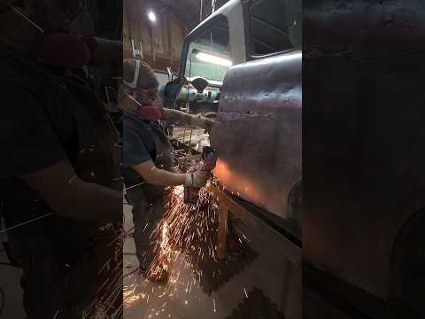 Final steps of fabrication and welding on this 1956 Nomad. Full video on the way #classiccars #nomad