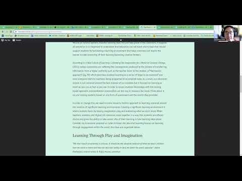 Innovation Project Update Blended Mindset