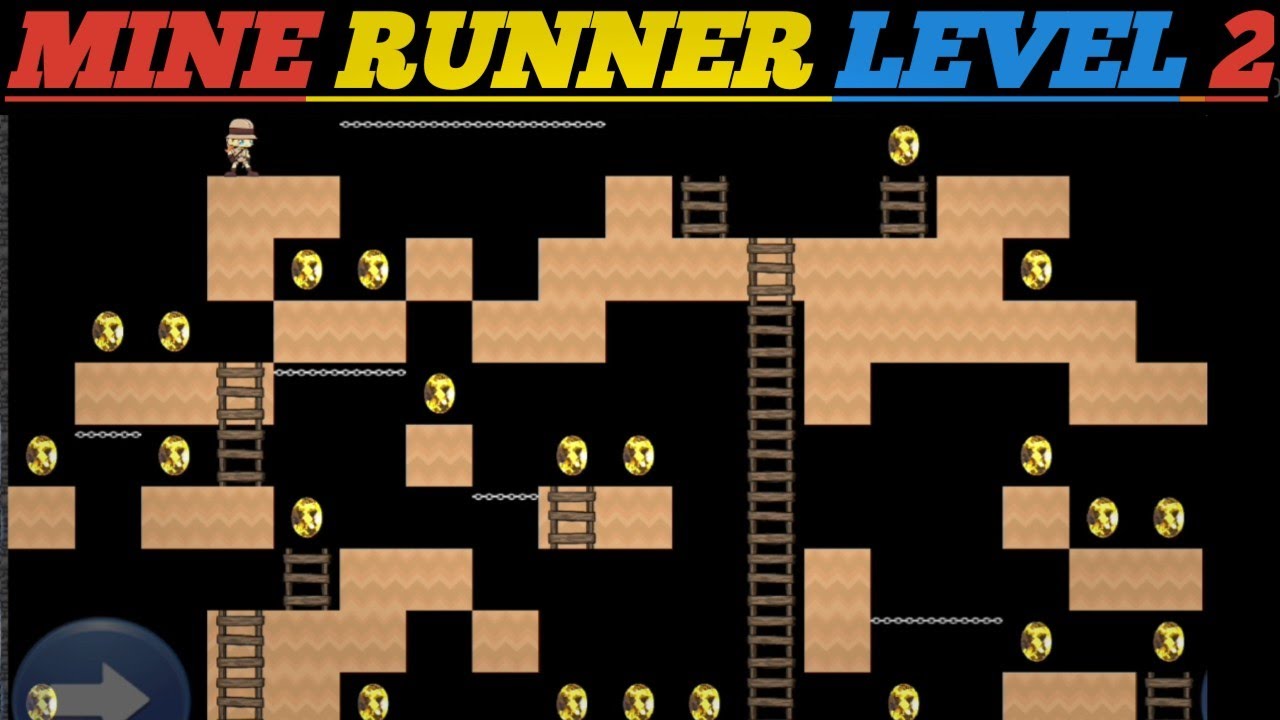 MINE RUNNER LEVEL - 02 ANDROID GAMEPLAY