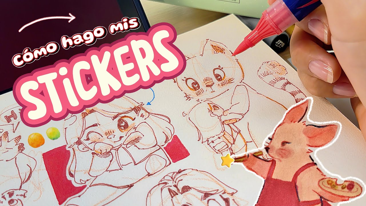 How to make stickers from home, easy and cheap ✨ l TIPS + MERCH Advice ✿