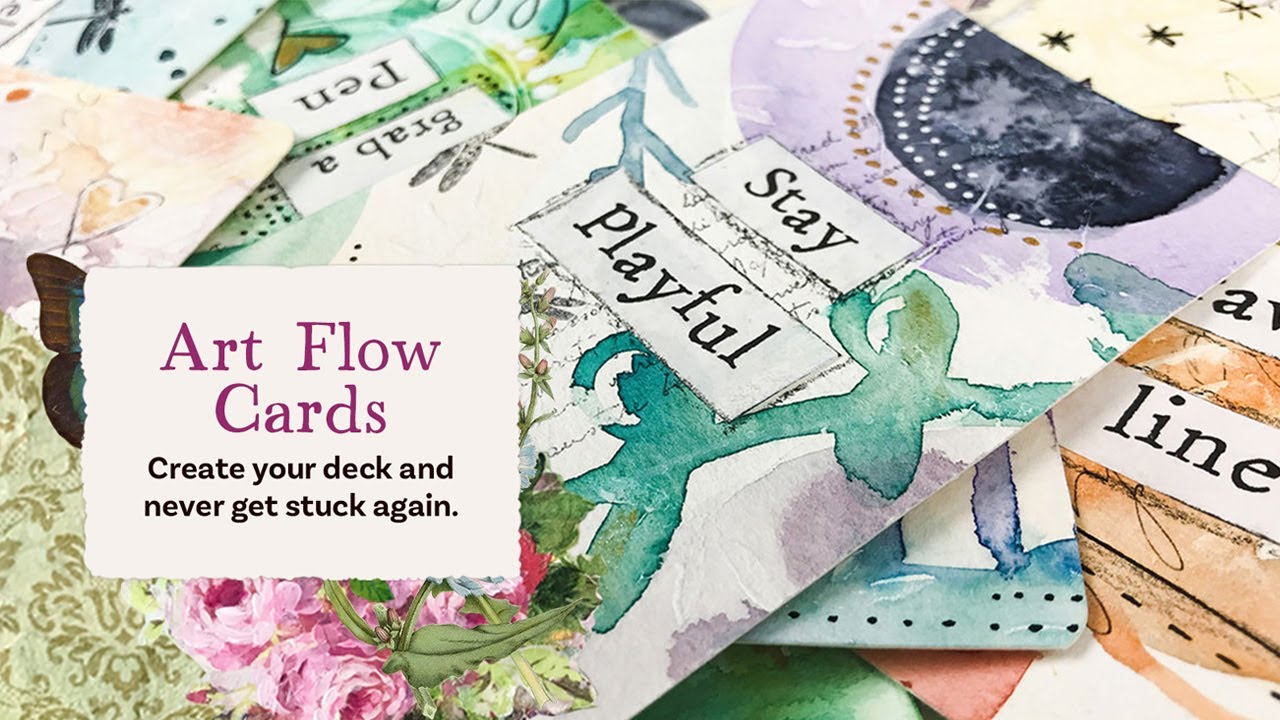 Art Flow Cards Online Class with Laly Mille