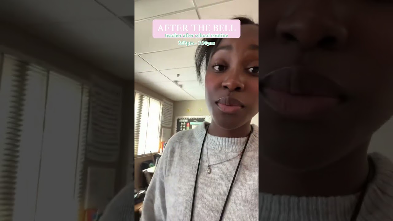 Realistic Elementary Teacher Life: After School Routine 📚